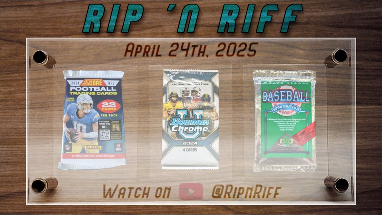 2025 NFL Draft Discussion + Football Pack Rips 🏈 | Rip ‘N Riff - YouTube