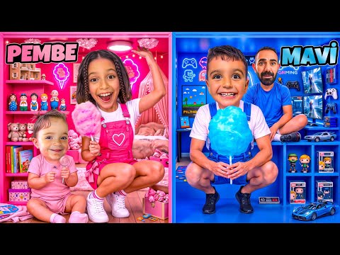 POYRAZ ELİF MAVİ PEMBE GİZLİ EVE YERLEŞTİ!!!