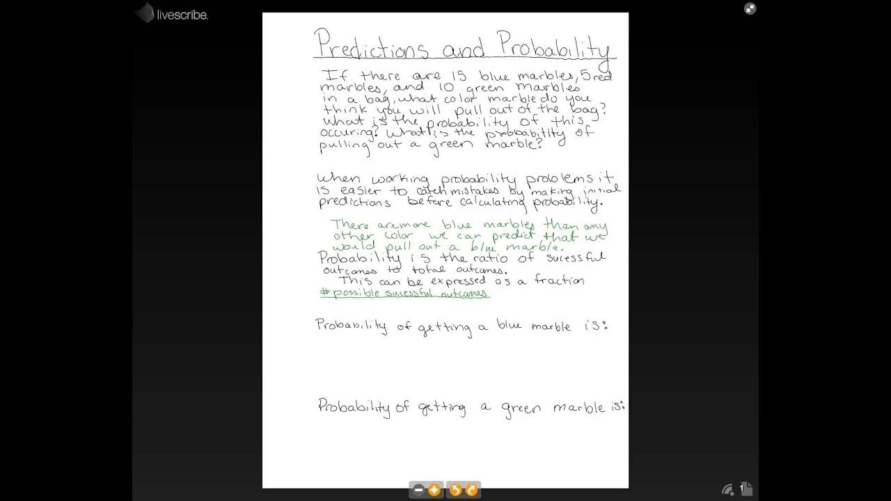 7th Grade Math - Predictions and Probability - YouTube