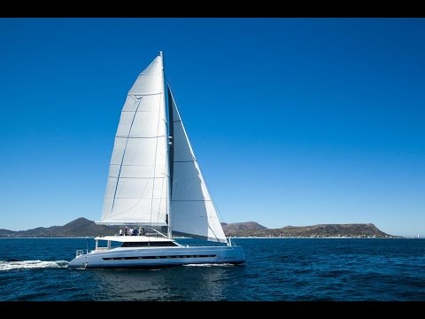 A walk around the Open Ocean 740 Performance Cruising Catamaran - YouTube