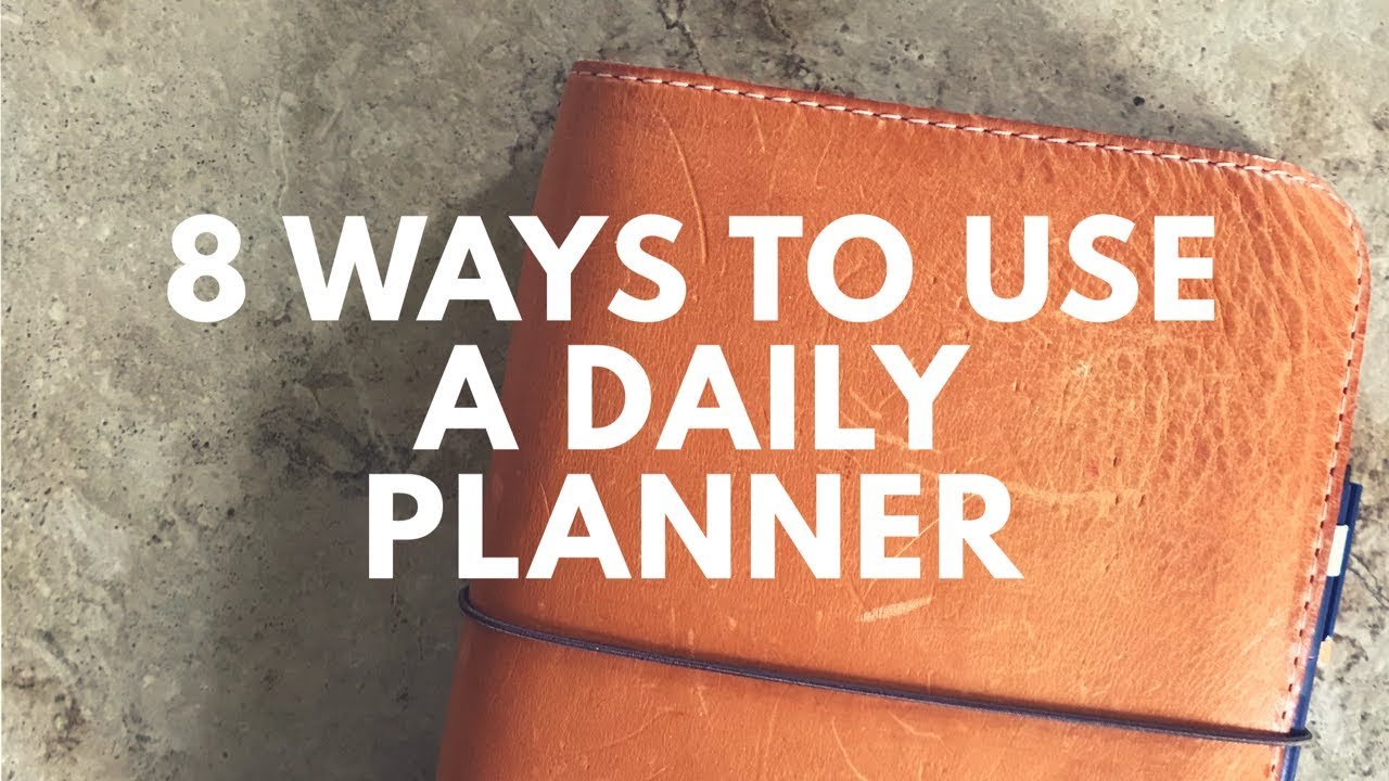 8 Ways To Use A Daily Planner Hobonichi YouTube 8-ways-to-use-a-daily-planner-hobonichi-youtube