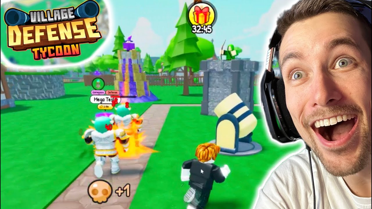 Fun New Tower Defense Game!? (Village Defense Tycoon on ROBLOX) - YouTube