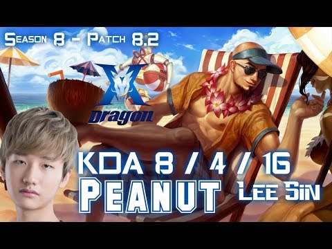 KZ Peanut LEE SIN vs RENGAR Jungle - Patch 8.2 KR Ranked - YouTube