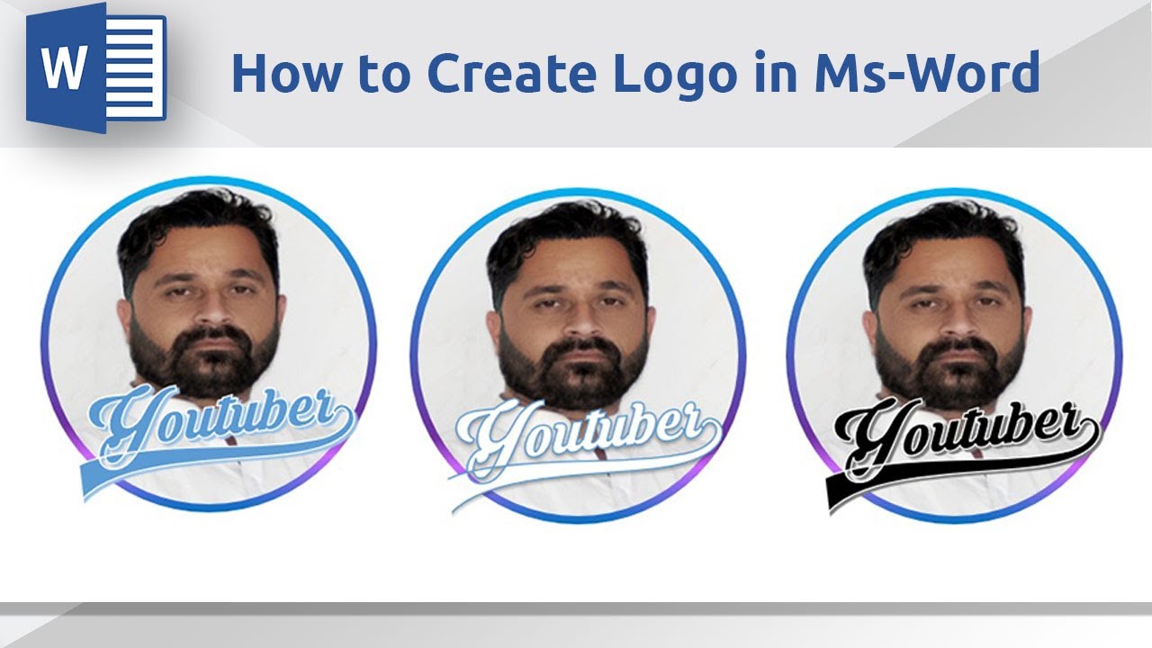 How To Make Your Face Logo Design How To Make Logo In Ms Word 2019 YouTube How To Make Your Face Logo Design How To Make Logo In Ms Word 2019 YouTube