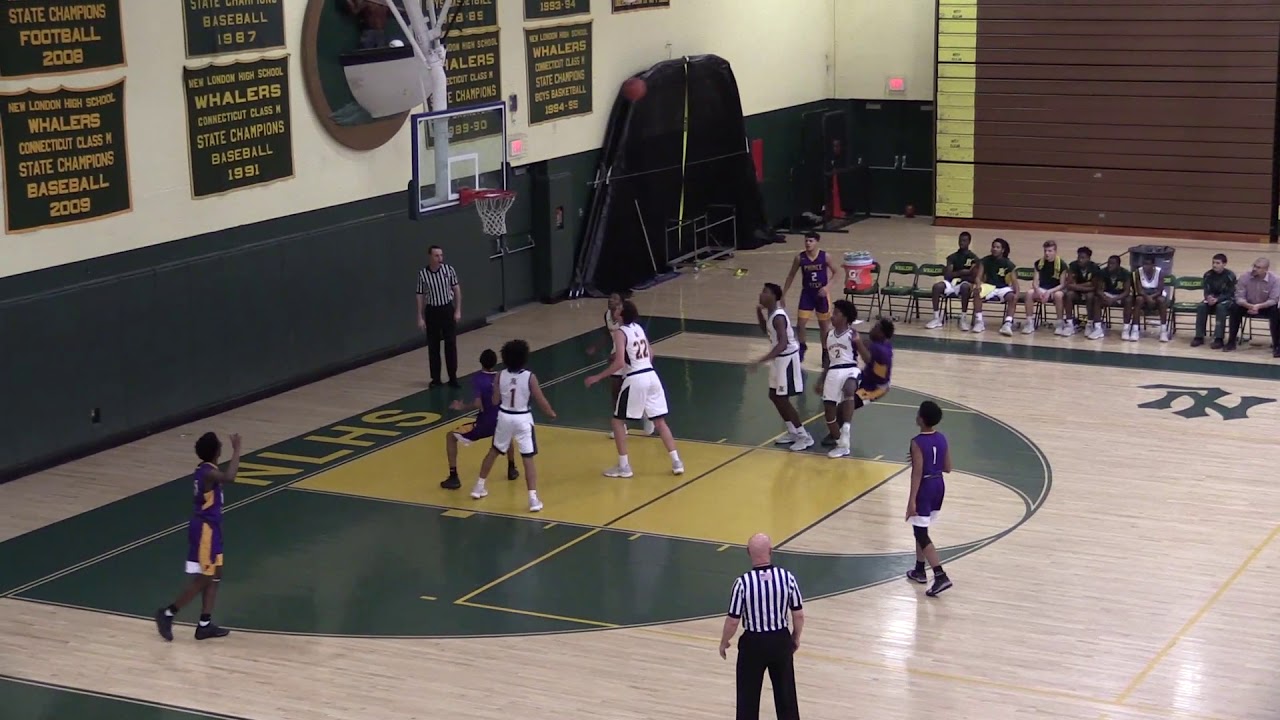 New London vs Prince Tech Boys basketball 2019 - YouTube
