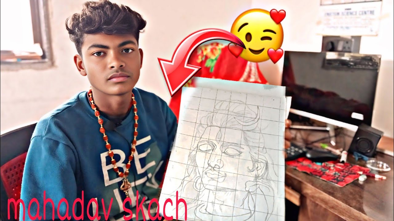 mahadav ka skach drawing #skatch arts #vlog 😍😍 - YouTube