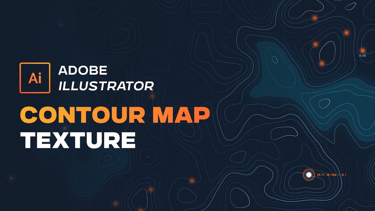 How to Create a Topographic Contour Map Effect in Adobe Illustrator ...