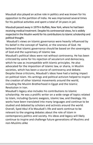 Biography of Abul Ala Maududi - YouTube