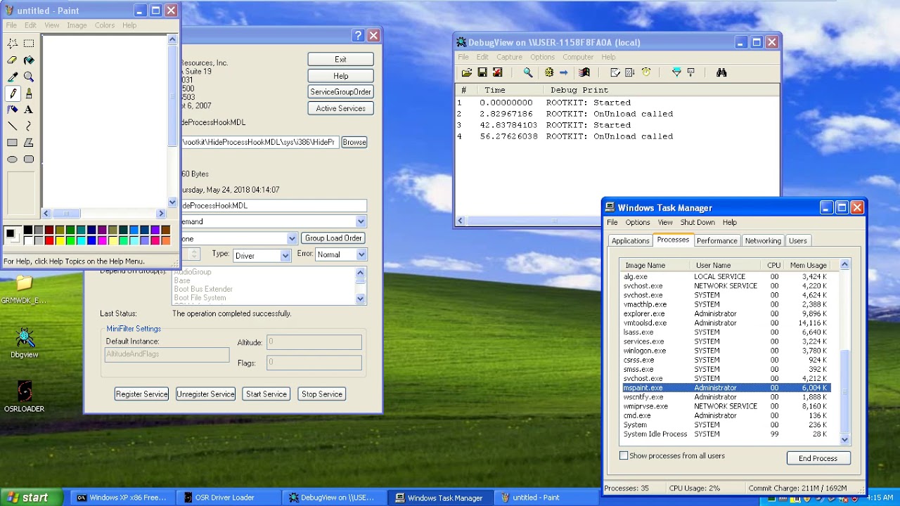 Lab 05 Simple Rootkit - YouTube