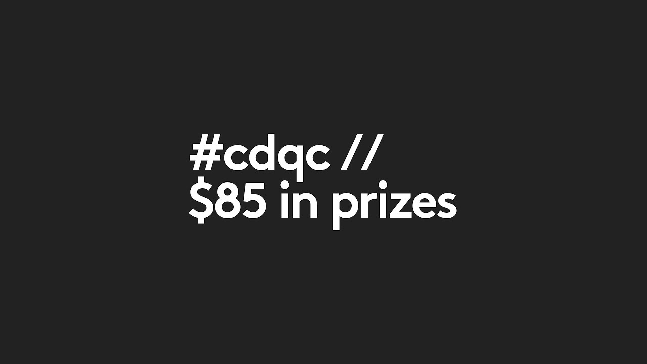 query x cdafx: #cdqc | $85 in prizes! - YouTube