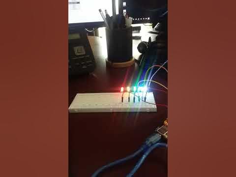 Leds que se apagan lentamente en processing y arduino - YouTube