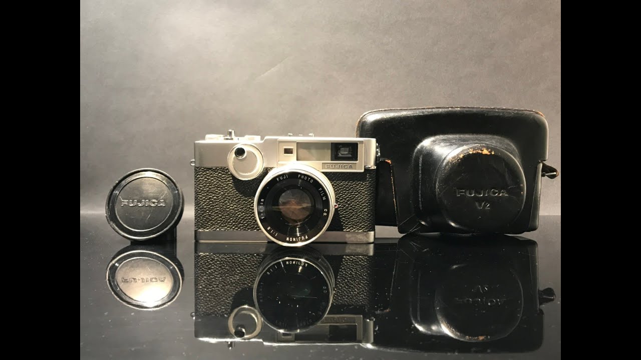 【1965年稀有品】Fujica V2經典機械底片相機附原廠皮套C100027 - YouTube
