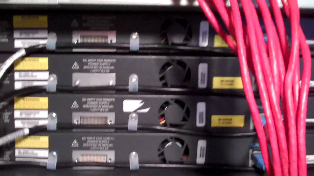 Cisco home lab rear view - YouTube