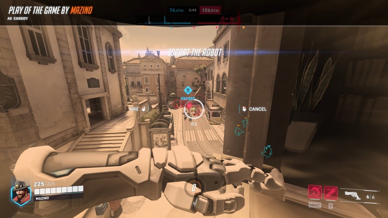 an almost perfect deadeye. | Overwatch 2 - YouTube