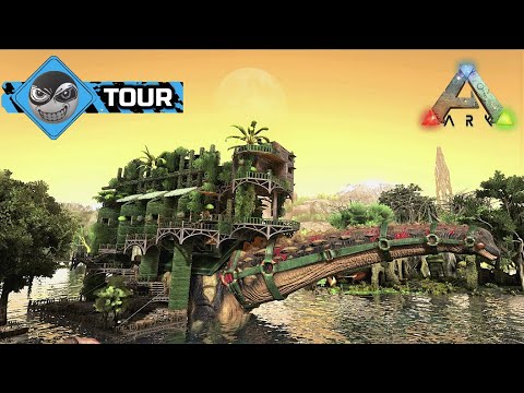Titanosaur platform base: Ark Survival Evolved (modded) Ark botanical ...