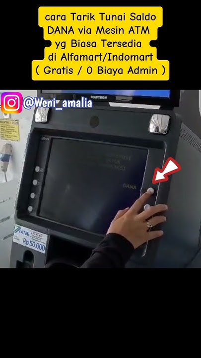 BEGINI CARA MUDAH TARIK TUNAI SALDO DANA DI MESIN ATM ATMi | GRATIS / 0 BIAYA PENARIKAN - YouTube