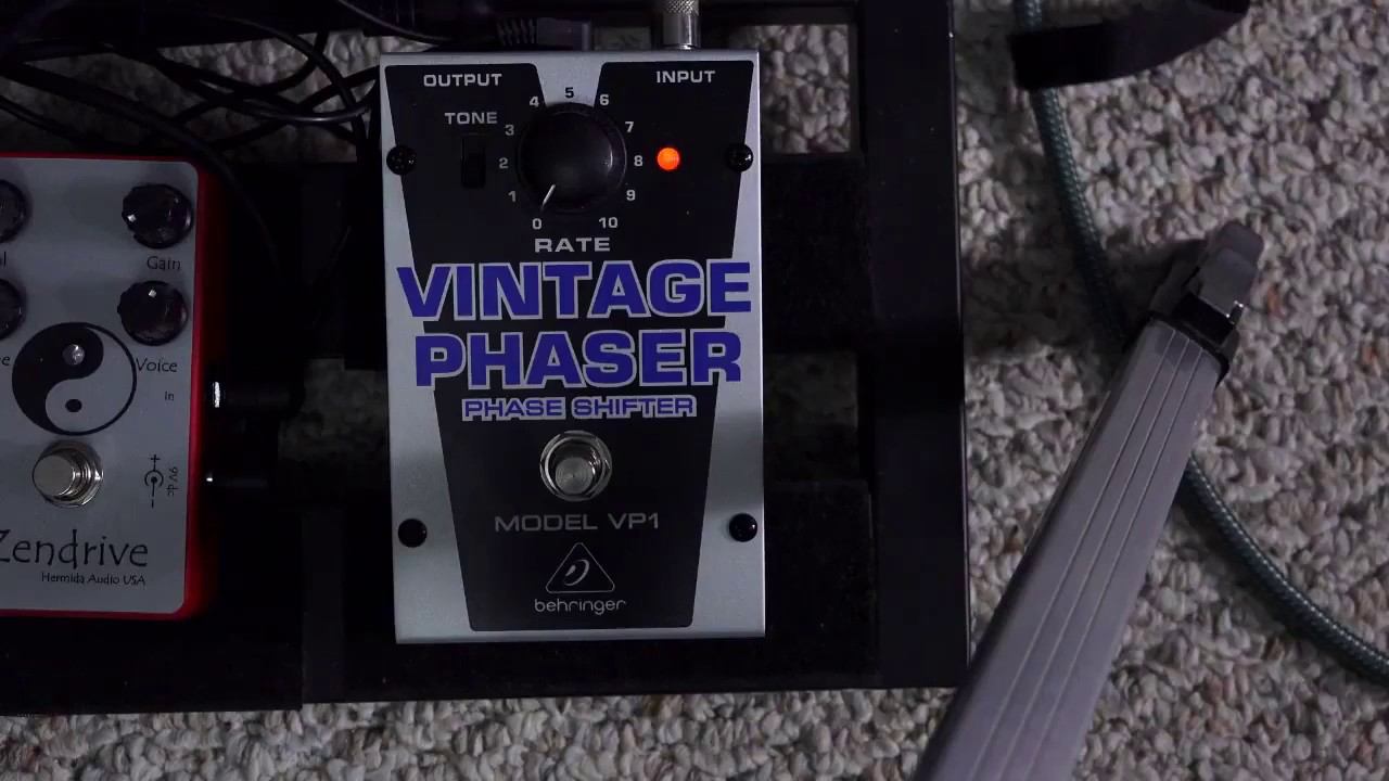 Behringer Vintage Phaser Phase Shifter - YouTube