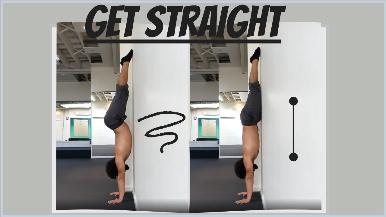 Get Your Straight Line - Hot Handstand Tip #2 : Pelvis Alignment - YouTube