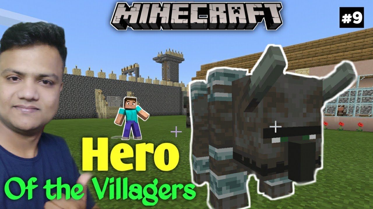 Hero of the village in Minecraft | making villagers house & breading ...