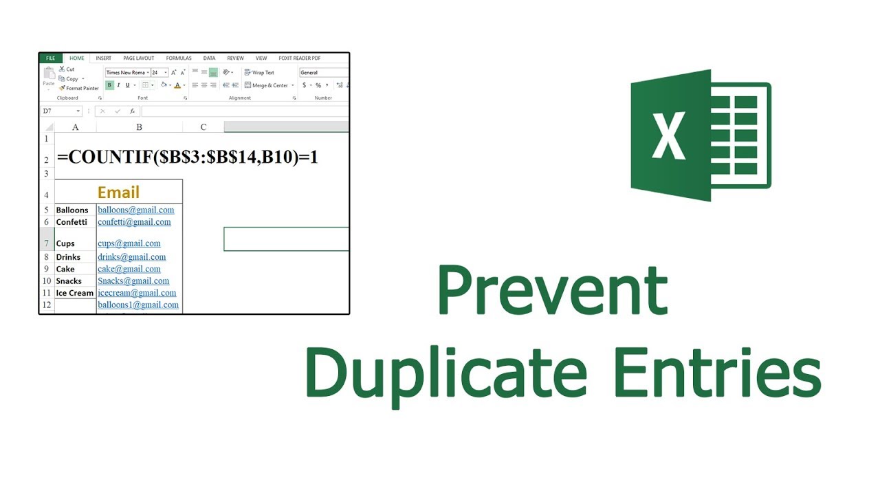 Prevent Duplicate Entries In Excel YouTube prevent-duplicate-entries-in-excel-youtube
