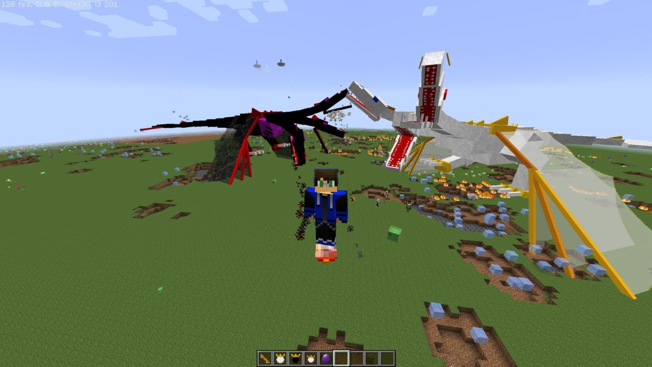 Minecraft Orespawn mod showcase - YouTube