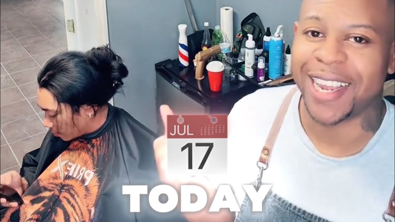 New client wanted to chop all his hair off! Big chop haircut w/ Joey ...