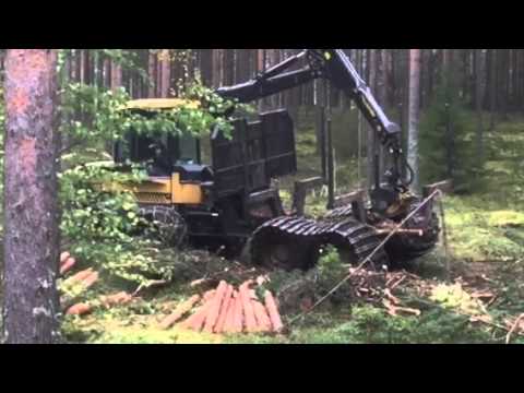 Eco Log Steep hunter demo in Finland - YouTube