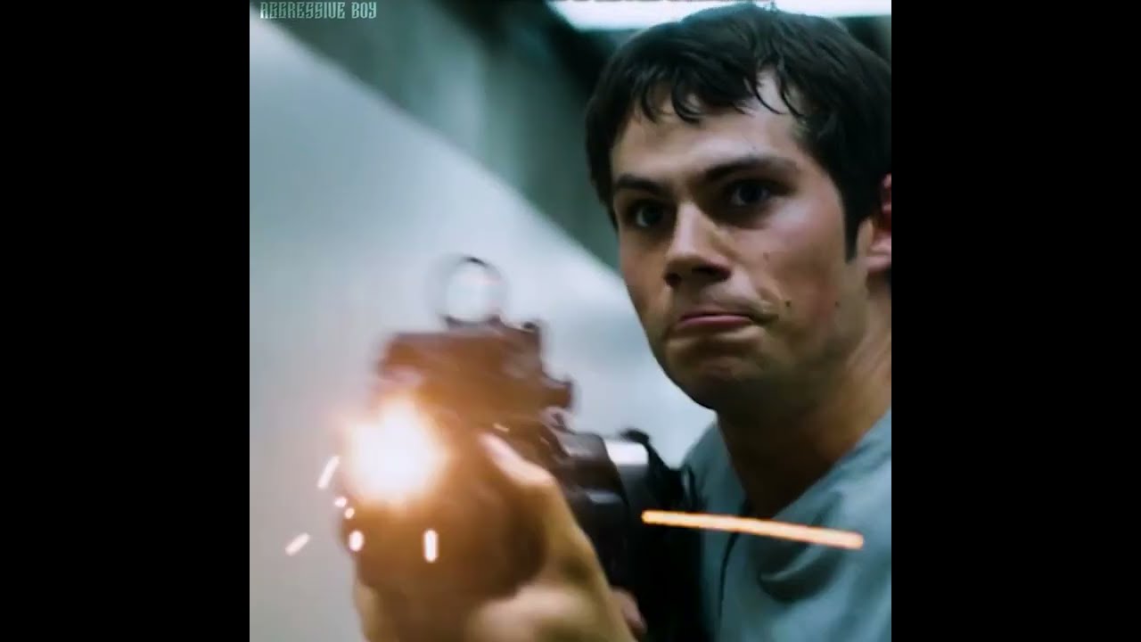 Thomas Sliding Under Door Escaped Scene Maze Runner Scorch (2015 ...