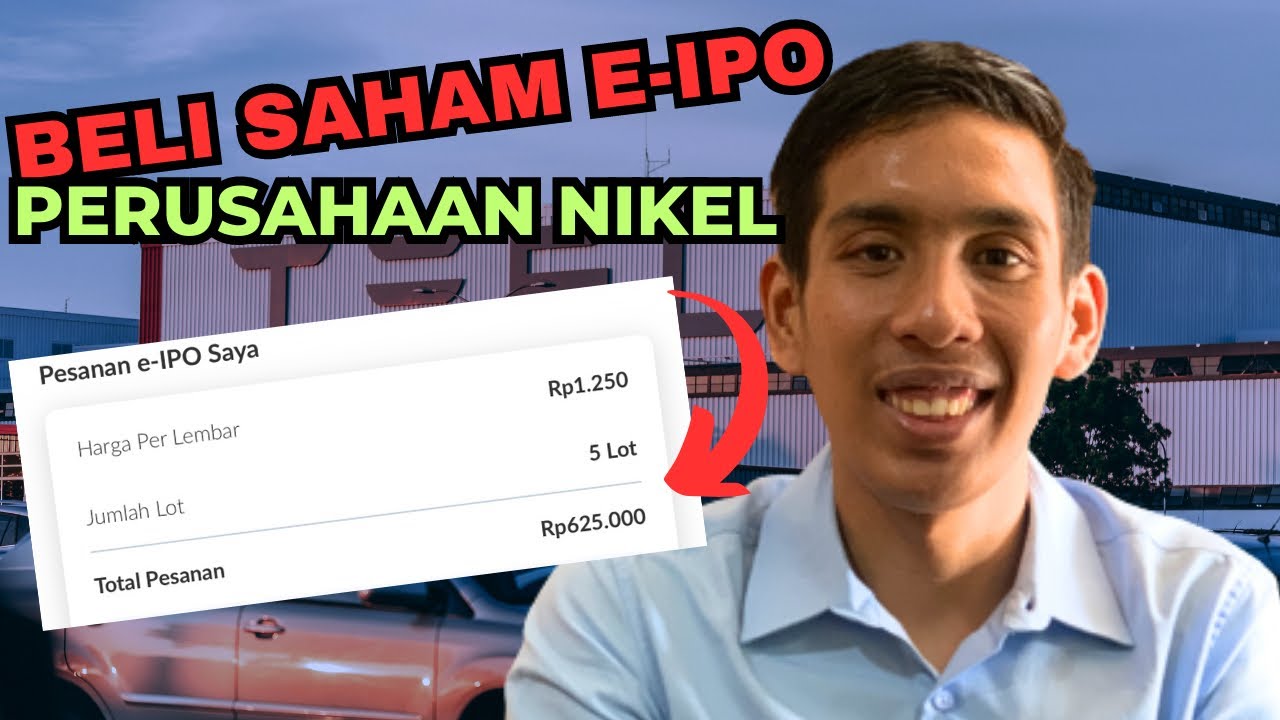 NCKL🥰 PESAN SAHAM E-IPO PERUSAHAAN NIKEL🤩 PT Trimegah Bangun Persada ...
