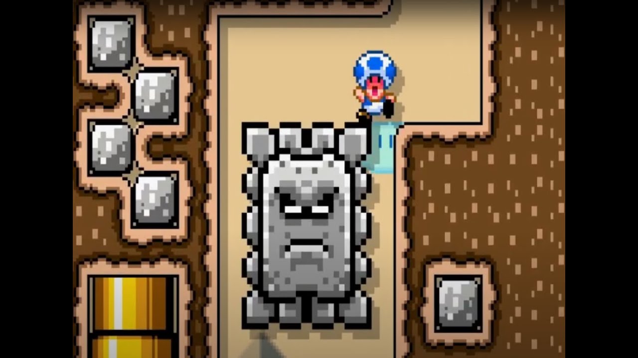 Thwomp Queso (Super Mario Maker 2 Level Requests) - YouTube