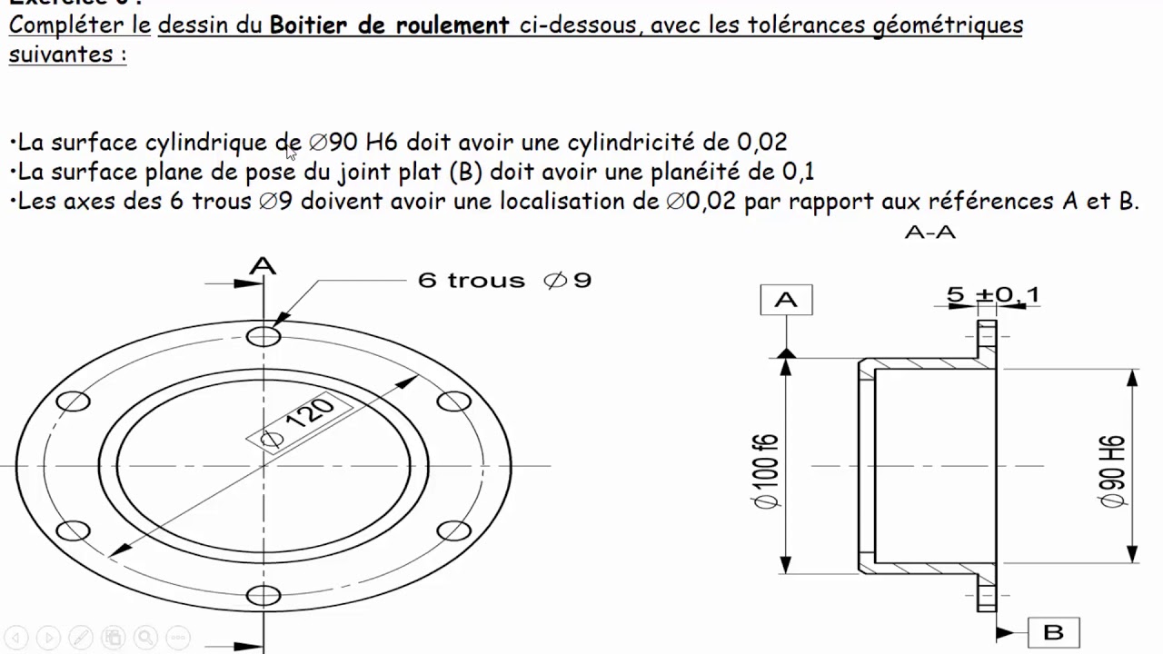 La cotation géométrique partie 9 - YouTube