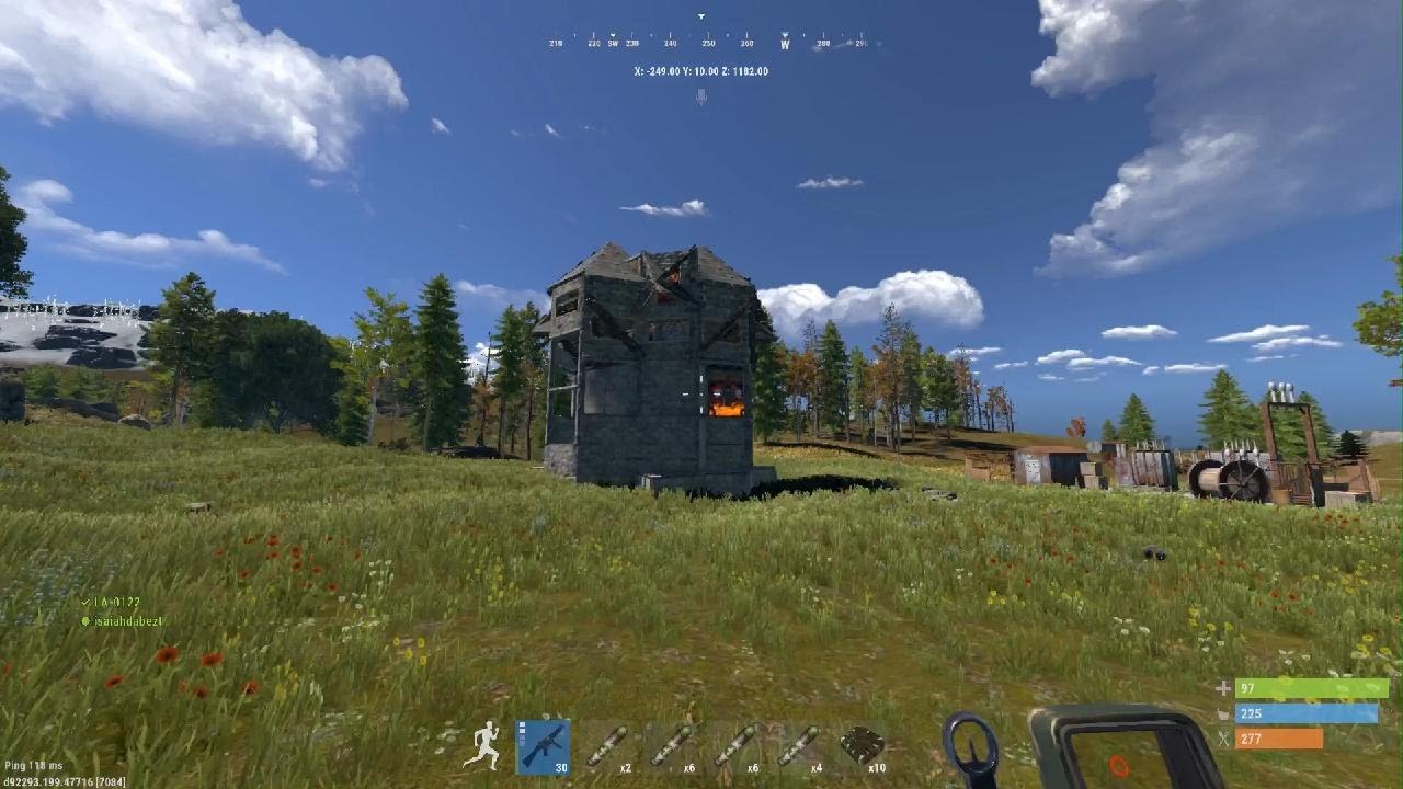 Rust console accessing unlocked code locks - YouTube