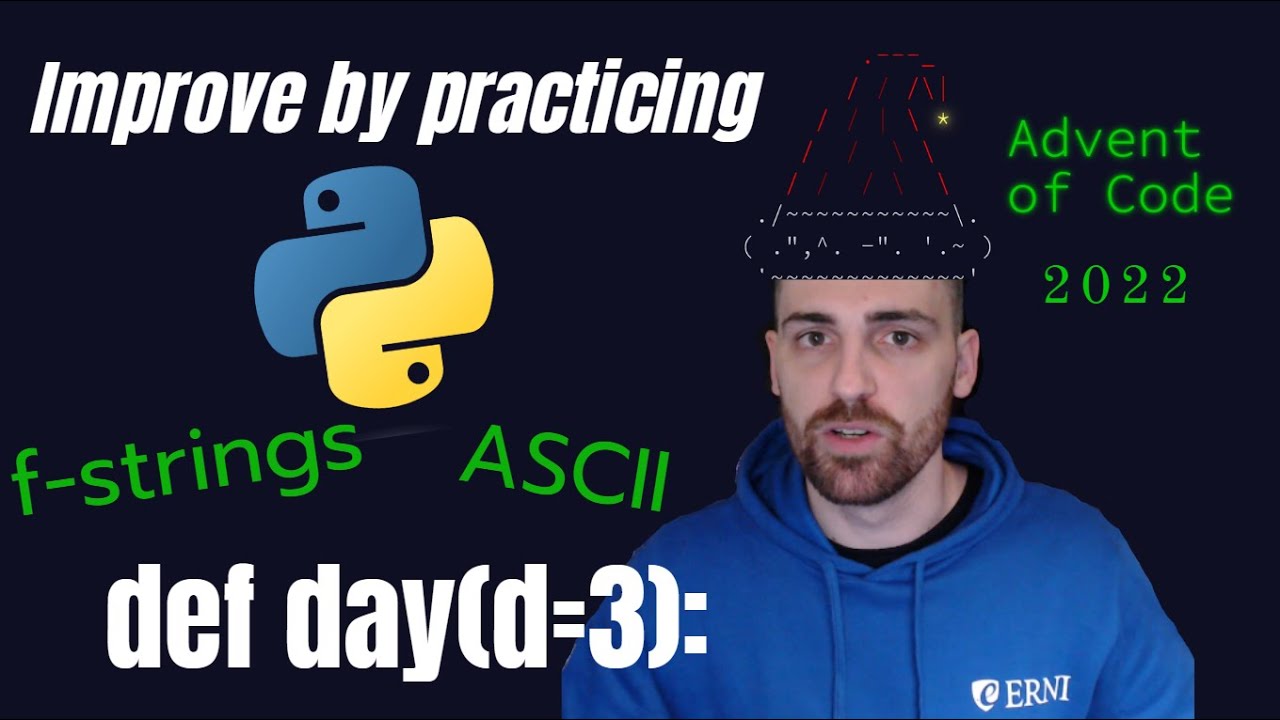 Python Functions Ascii And F Strings Advent Of Python 🐍 Course Day 3514