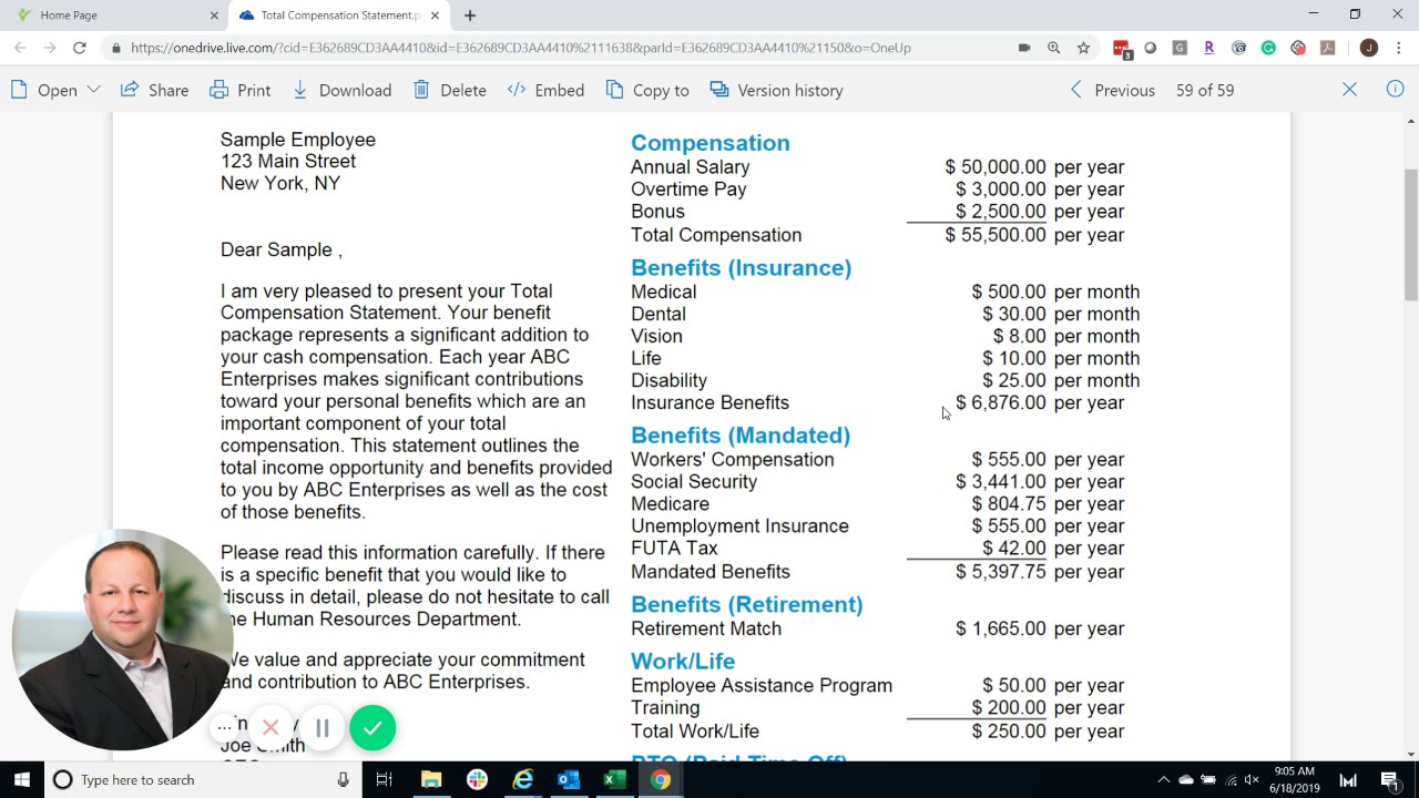 Total Compensation Statement YouTube total-compensation-statement-youtube