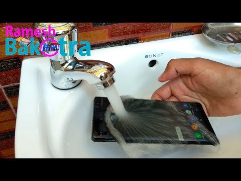 Samsung Galaxy Note 8 Water Test