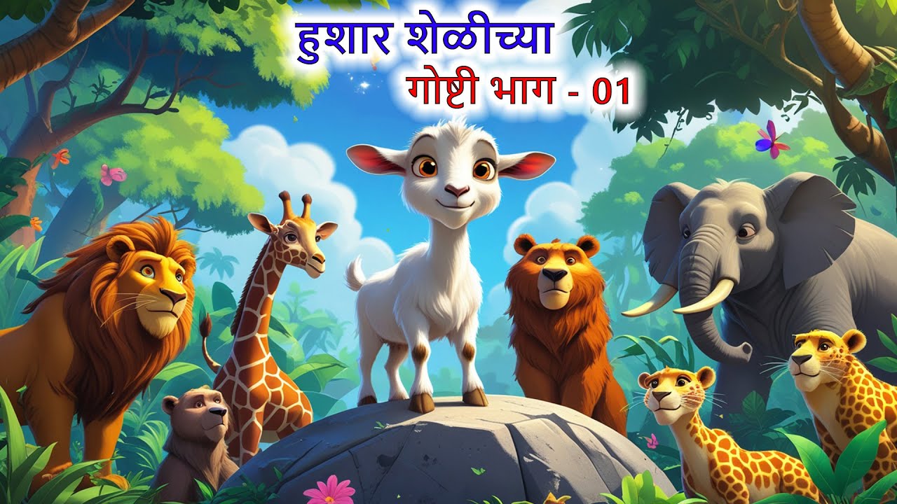 हुशार शेळीच्या गोष्टी भाग - 01 | Marathi goshti | Marathi Story ...