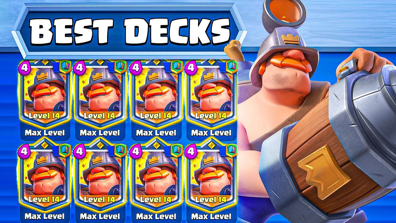 NEW MIGHTY MINER DECKS! IS HE BROKEN? 😱 Clash Royale Update - YouTube