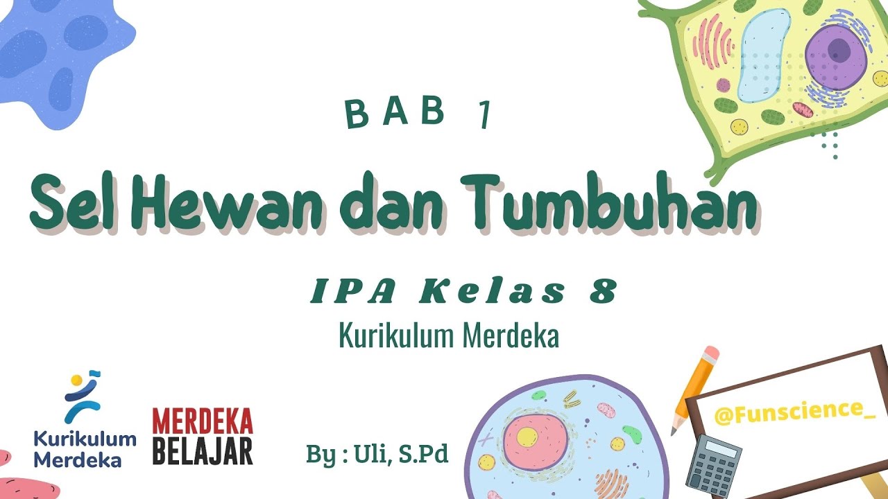 IPA KELAS 8 - BAB 1 SEL (Sel Hewan dan Sel Tumbuhan ) #kurikulummerdeka ...