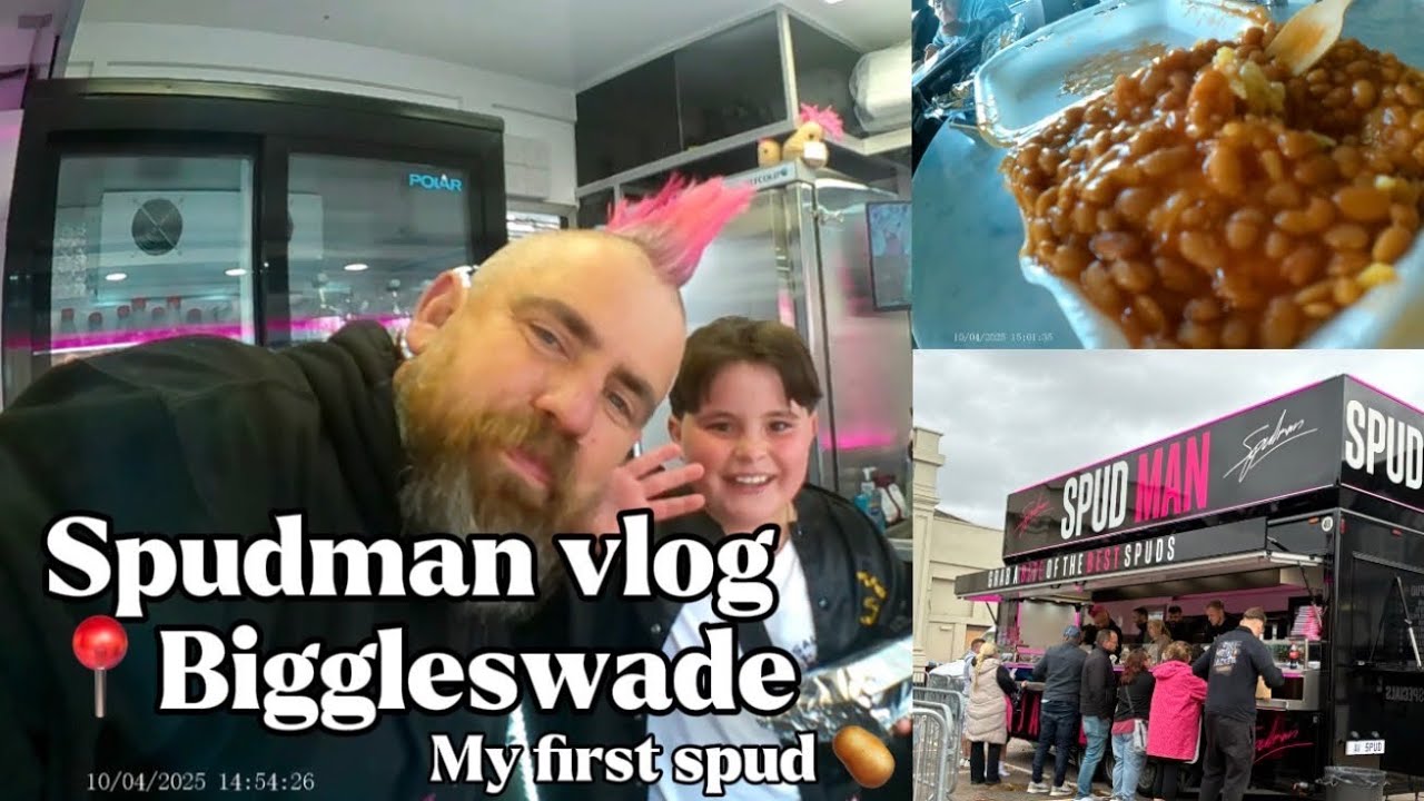 Spudman vlog 📍Biggleswade (My first spud 🥔) - YouTube