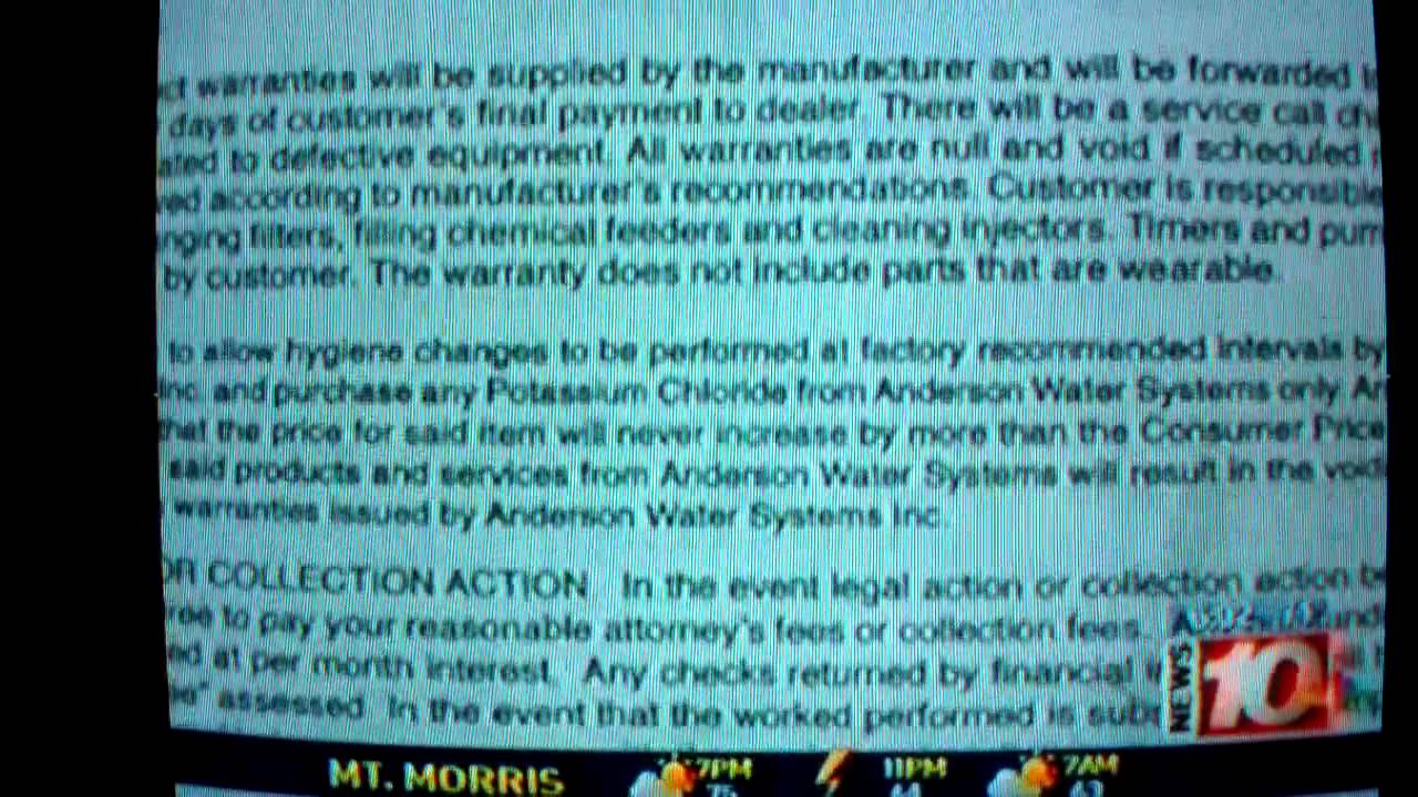 Anderson water systems news story - YouTube