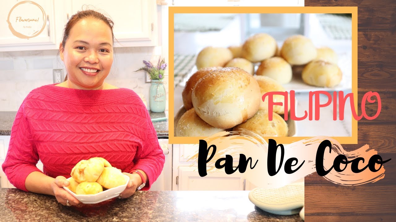 Filipino PAN DE COCO (Coconut Bread) | Freshly Baked & Made ...