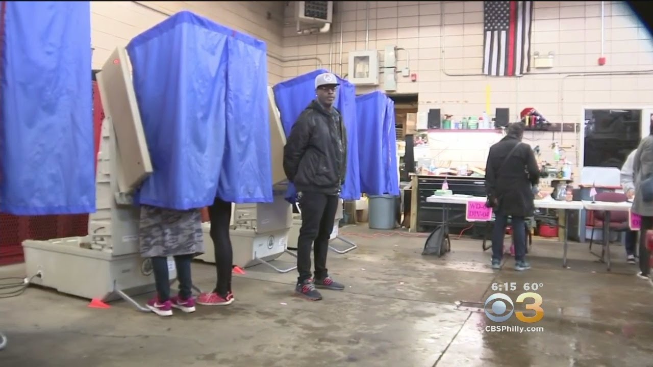 Reports Of Broken Voting Machines, Long Lines In Philadelphia - YouTube