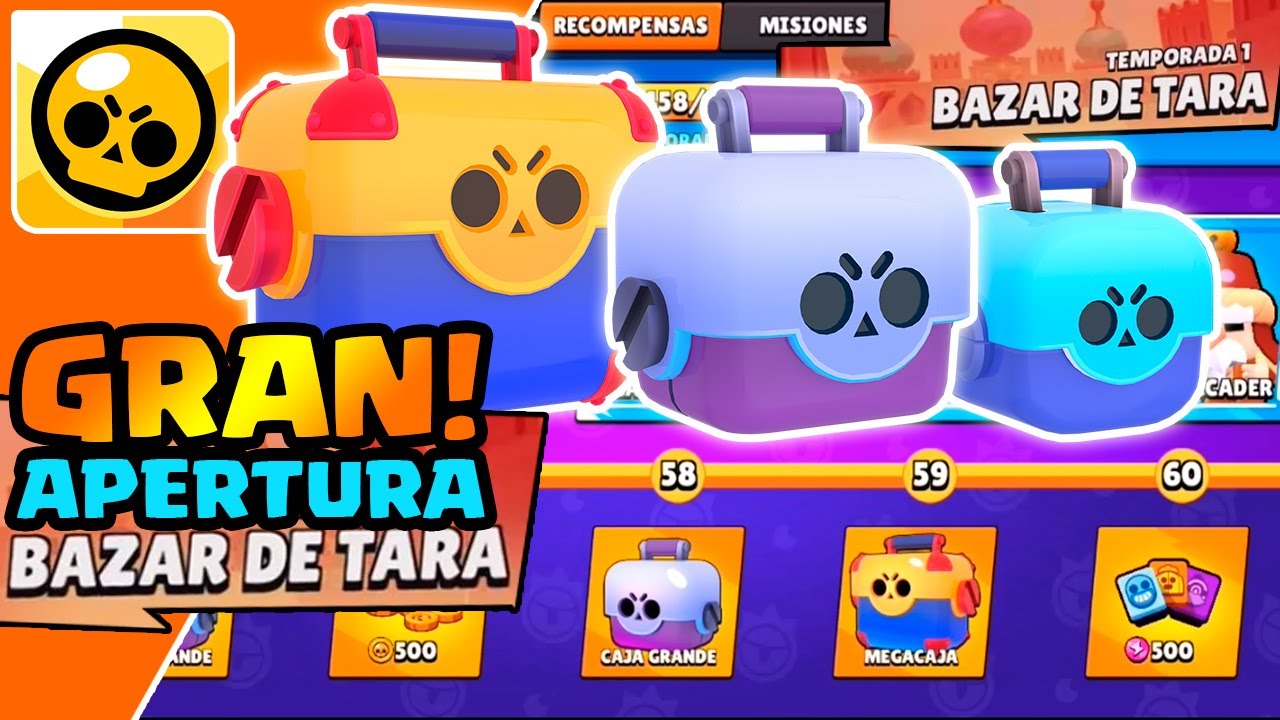 Todas las Recompensas GRATIS de la temporada 1 BAZAR DE TARA - BRAWL ...