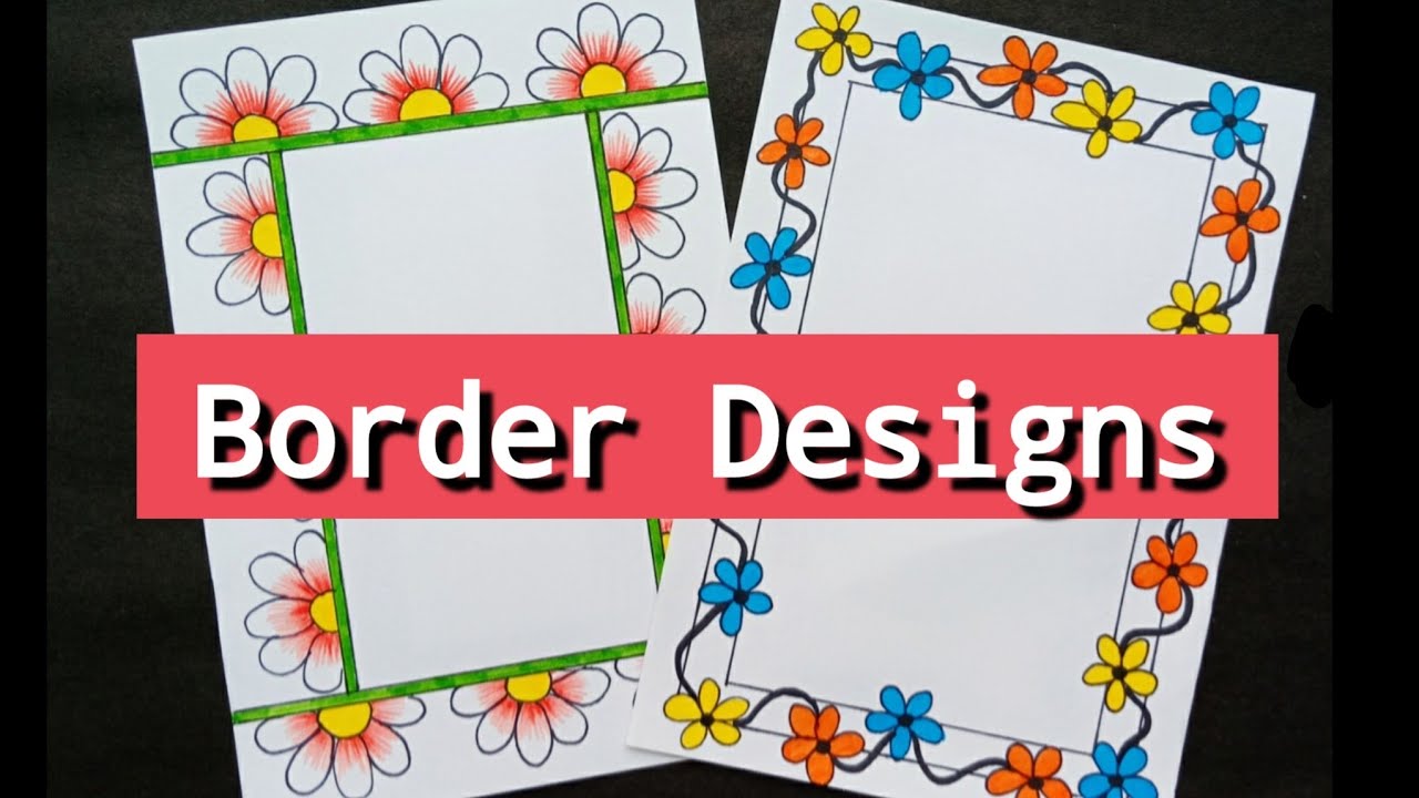 2 Border Designs/Project File Decoration/Border Design for Project ...