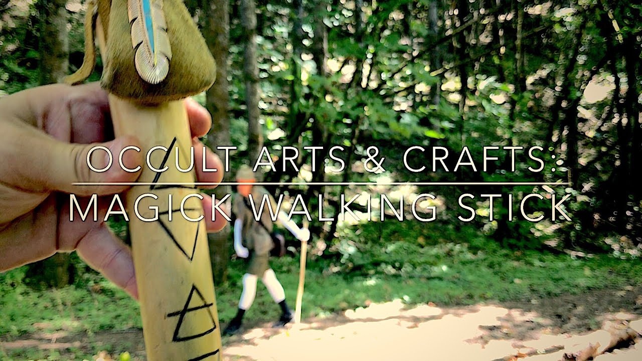 Occult Arts & Crafts: Magick Walking Stick - YouTube