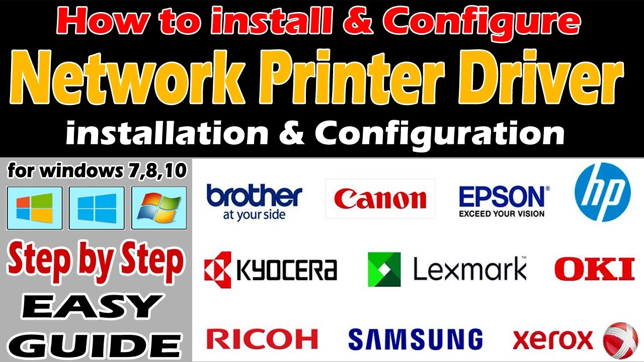 How to install Xerox Printer driver || installation and configuration ...