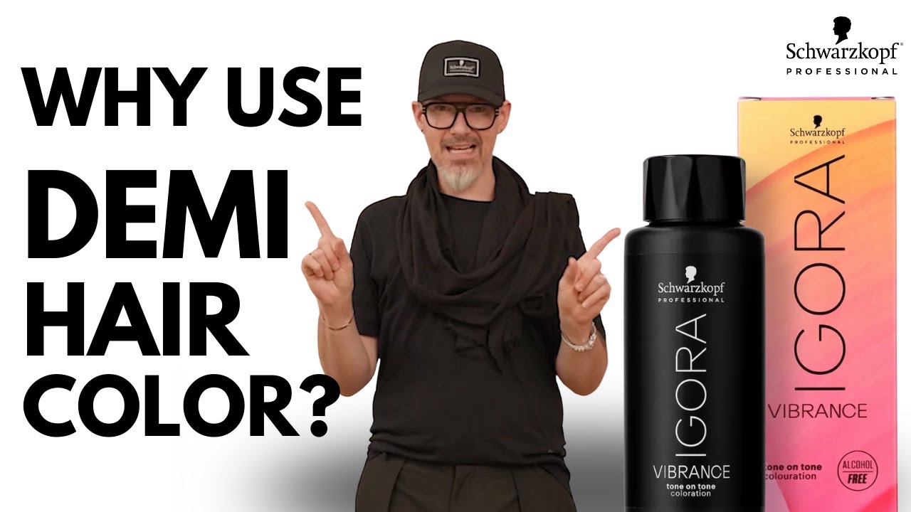 What Is a Demi-Permanent Hair Color? IGORA VIBRANCE Explained - YouTube
