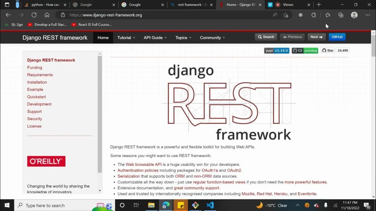 CRUD Operation using Django REST API and React JS 2022 - YouTube