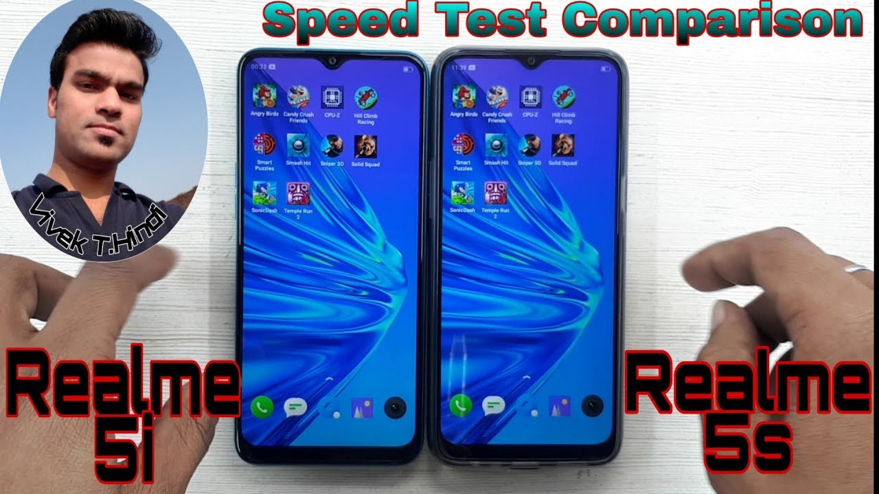 Realme 5i vs Realme 5s Speed Test Comparison - YouTube