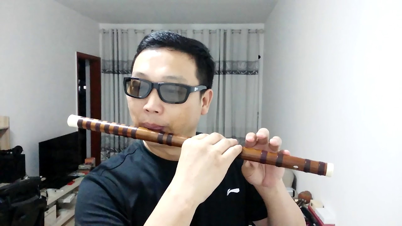 F key dizi flute basic notes practice @Dan Tang - YouTube